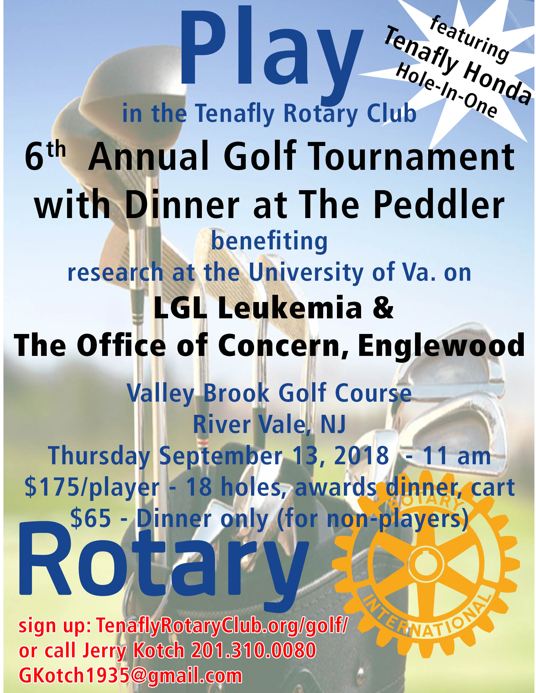 Tenafly Rotary Club Golf Tournament | Rotary Club of Tenafly