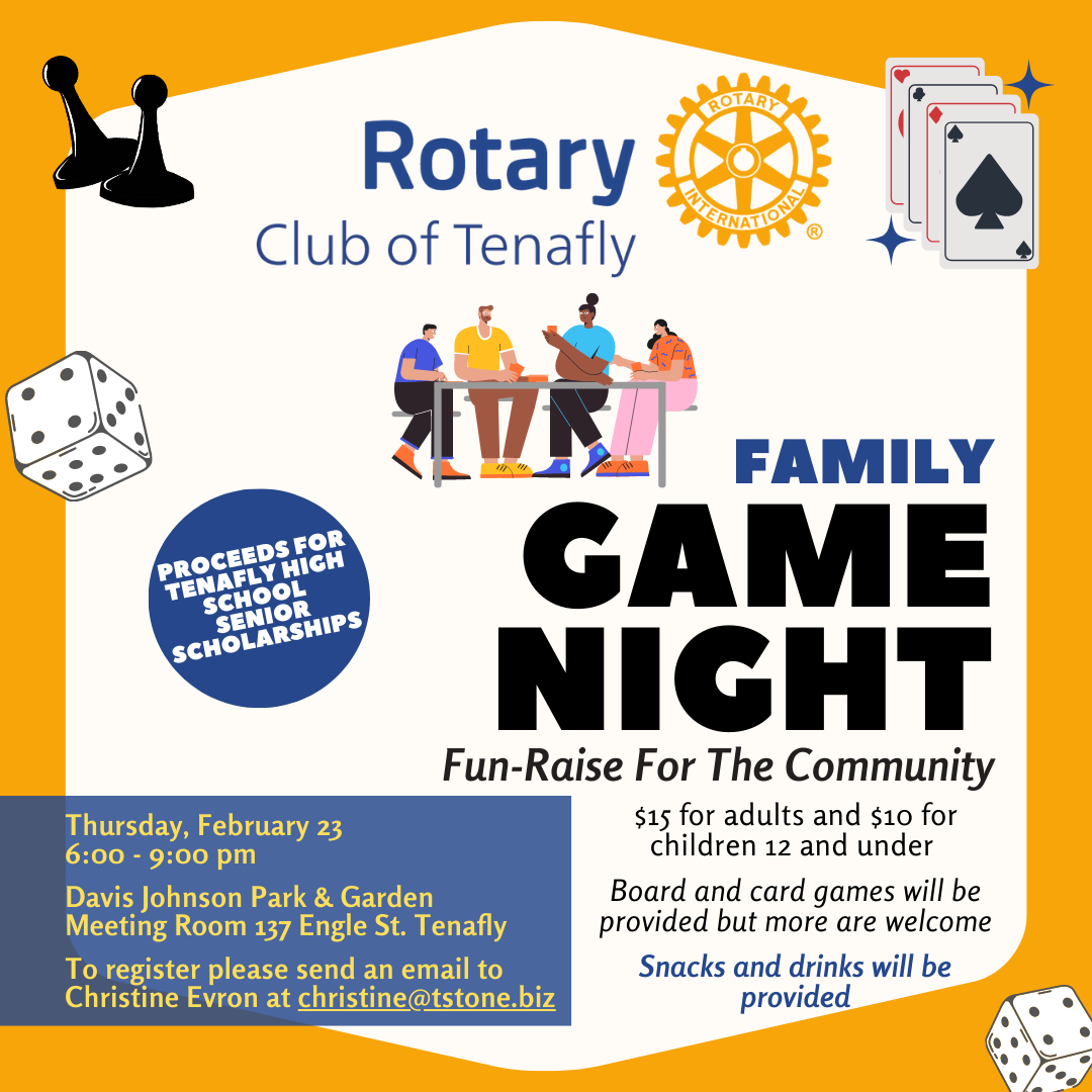 Family Game Night | Rotary Club of Tenafly
